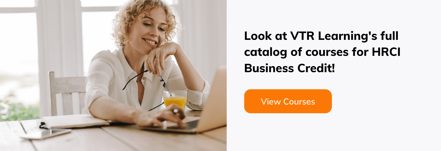 5 Virtual Courses for HRCI Business Credit - VTR Learning